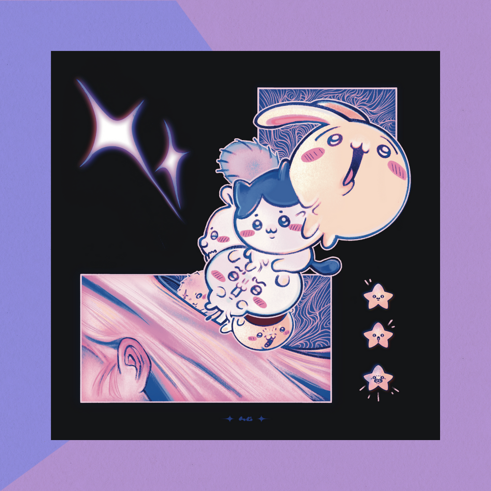 Cursed Chiikawa | Square Print – huoolong